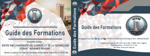 جامعة وهران للعلوم و التكنولوجيا محمد بوضياف – Université des Sciences ...