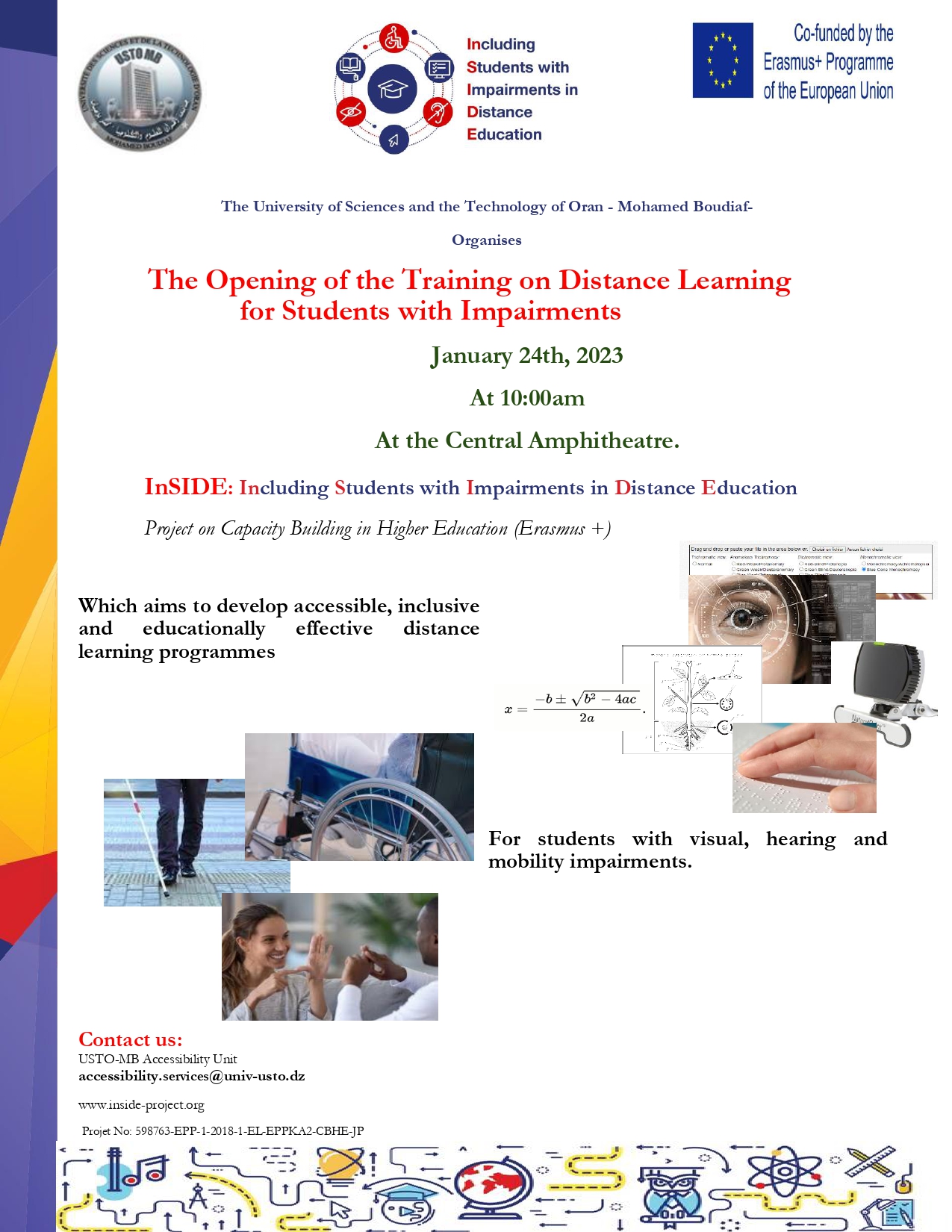 Training of lecturers and administrators in the use of accessible ...